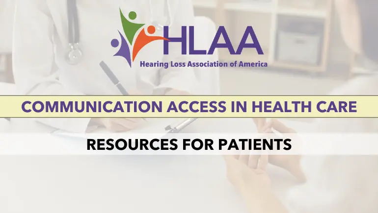 Health Care Complete Patient Guide - Hearing Loss Association of America