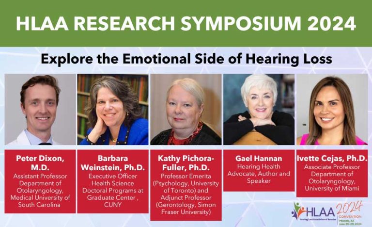 HLAA Research Symposium 2024: The Emotional Side of Hearing Loss ...
